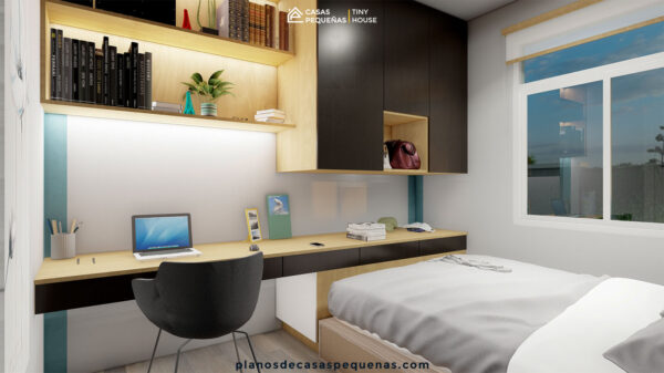 Plano De Casa 6x6 Metros Idea De Casa Pequeña