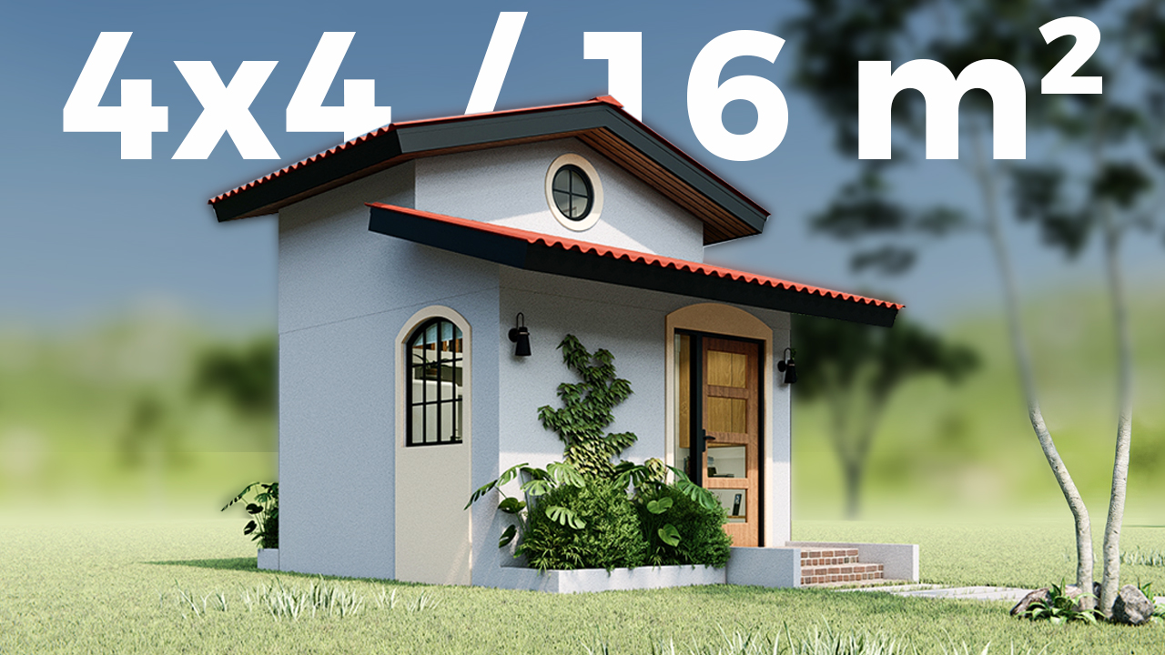 Diseño de casa loft de 5x10 metros con estilo moderno.